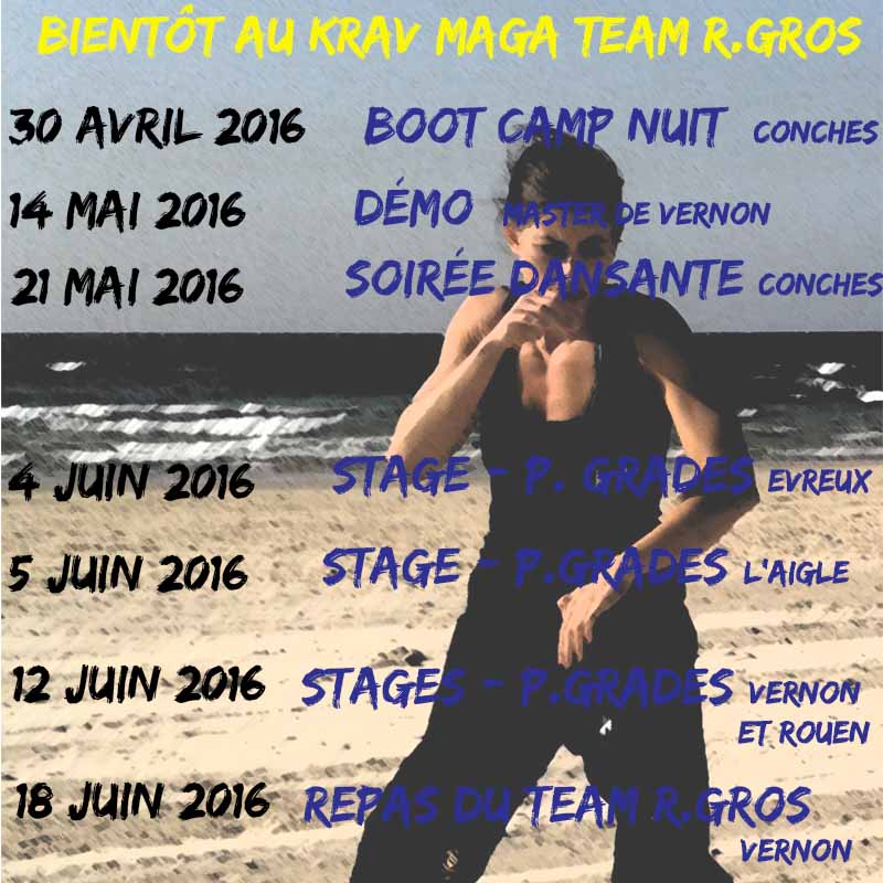 Bientôt au Krav Maga Team R.Gros - Krav Maga Team RG